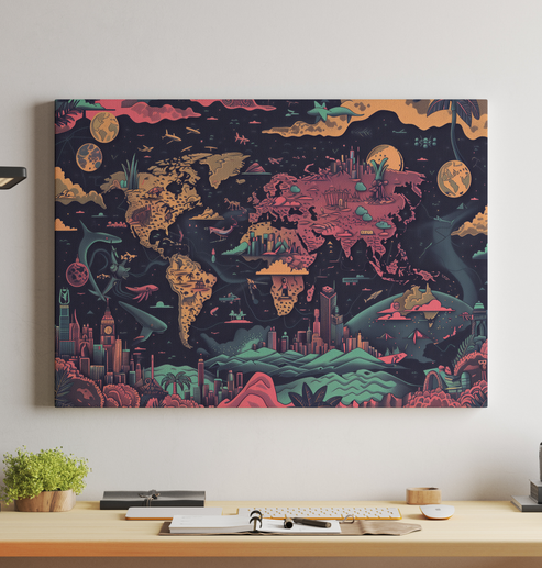 Generated World Map - Hyperspace – KR Maps